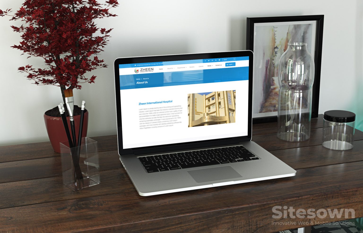 Zheen International Hospital Website - Sitesown - Innovative Web and ...